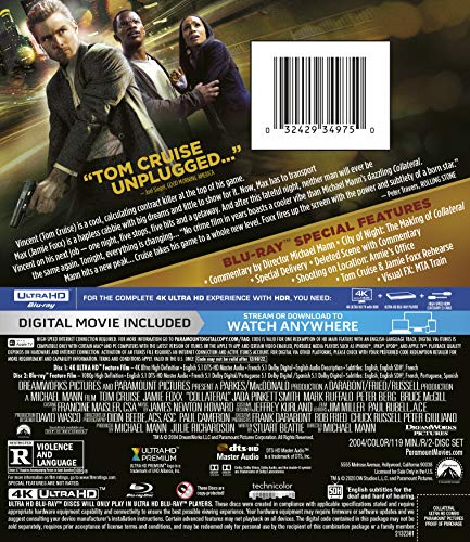Collateral (4K UHD + Blu-ray + Digital) – Discery